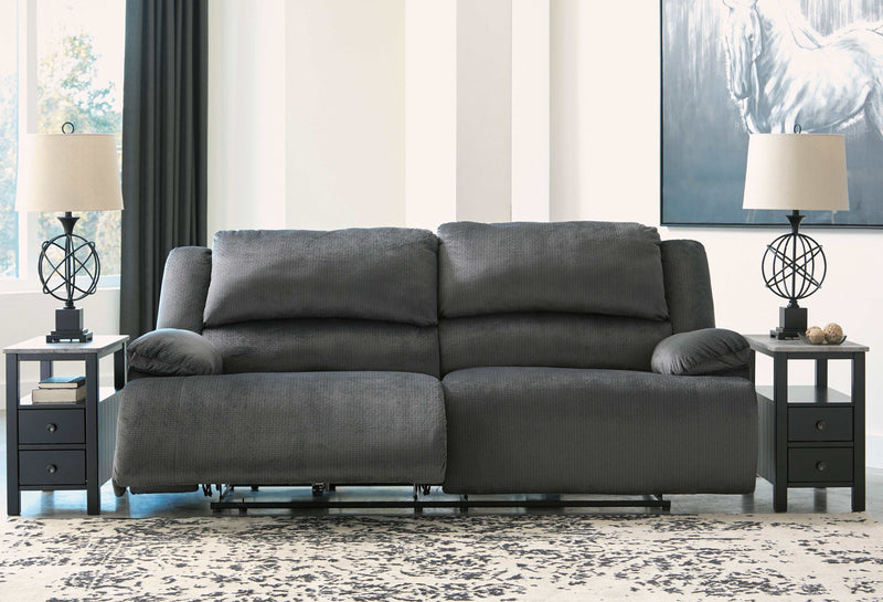 Clonmel Charcoal Reclining Sofa
