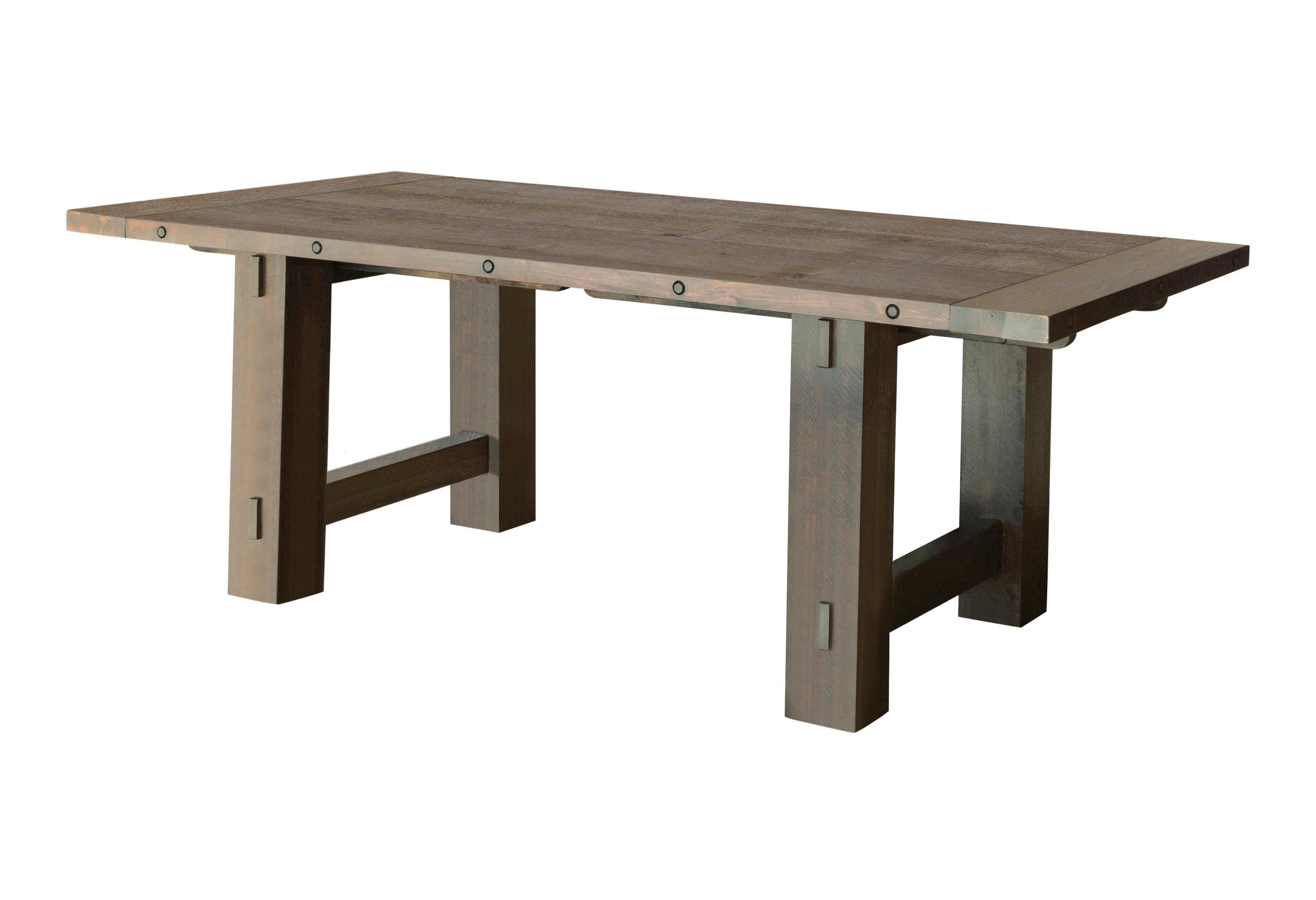Calandra - Vintage Java - Rectangle Dining Table w/ Extension Leaf ...