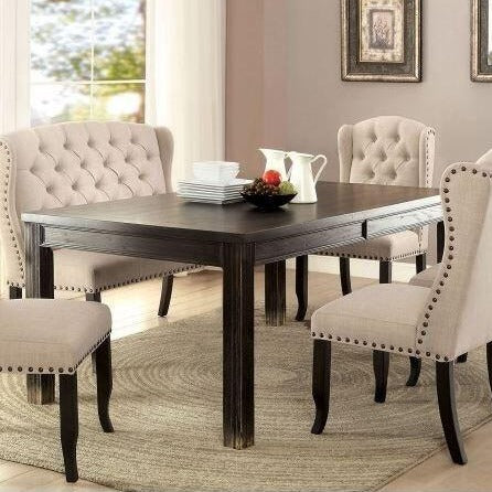 Sania III - Black - Rectangular Dining Table Furniture of America